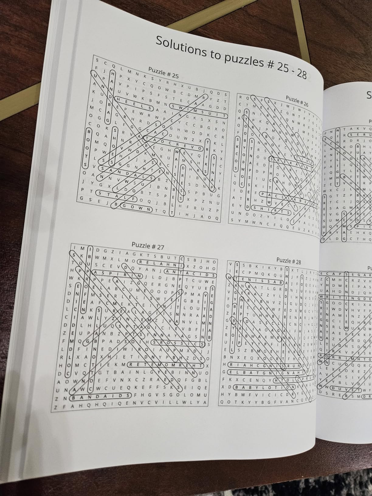 Large Print Word Search Book with Theme of Items Found in a Mansion ...