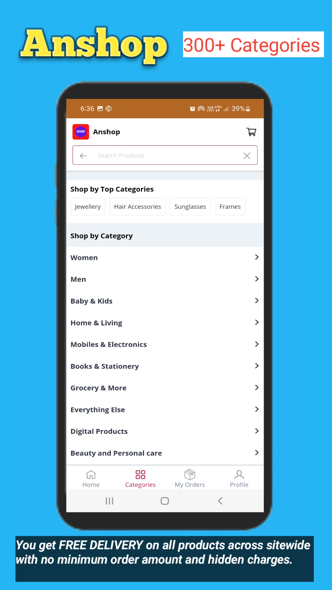 Anshop Online shopping app - App on Amazon Appstore