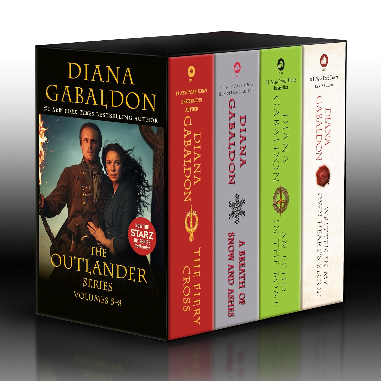 Amazon.com: Outlander Volumes 5-8 (4-Book Boxed Set): The Fiery Cross ...