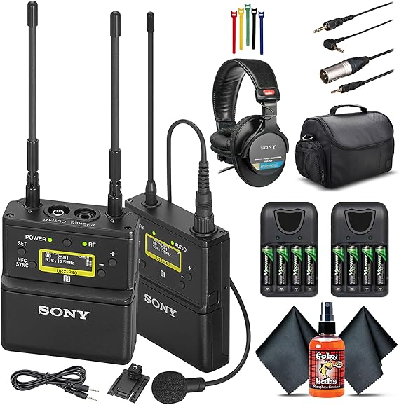 Amazon.com: Sony UWP-D21 Camera-Mount Wireless Omni Lavalier Microphone ...