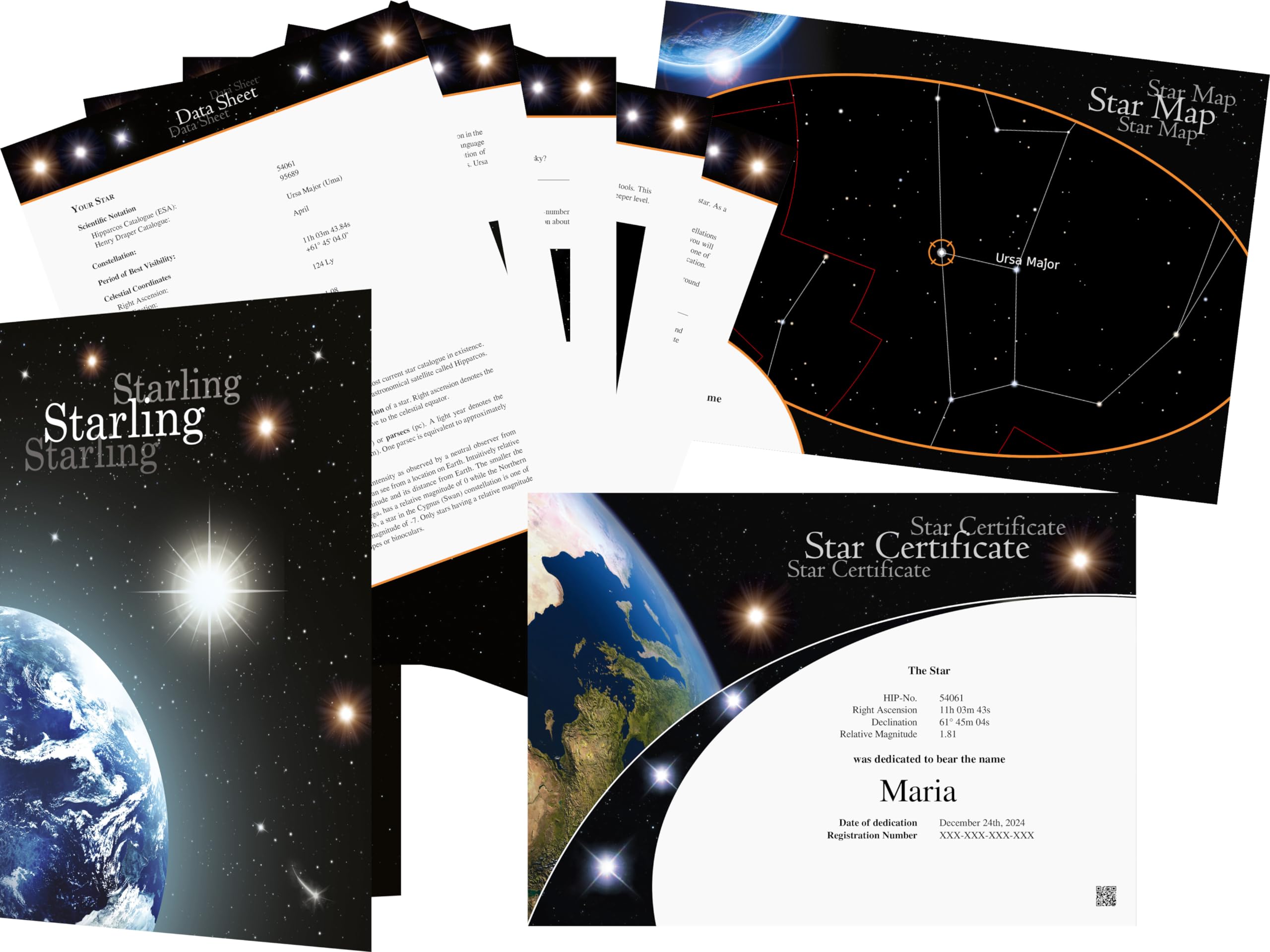 Starling Star Registry Buy A Star Name A Star Bright | Desertcart INDIA