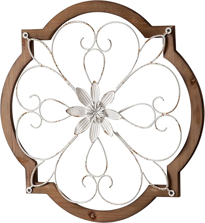 Amazon.com: Sintosin Vintage Wrought Iron Wall Decor 22", Hanging ...