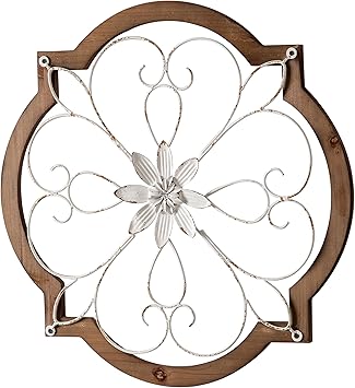 Amazon.com: Sintosin Vintage Wrought Iron Wall Decor 22", Hanging ...