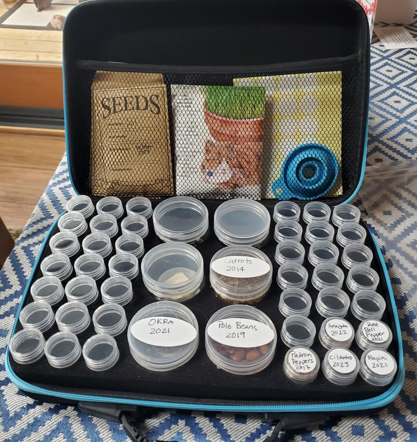 Amazon.com: 140 Slots Seed Storage Organizer, Garden Saving kit Seed ...