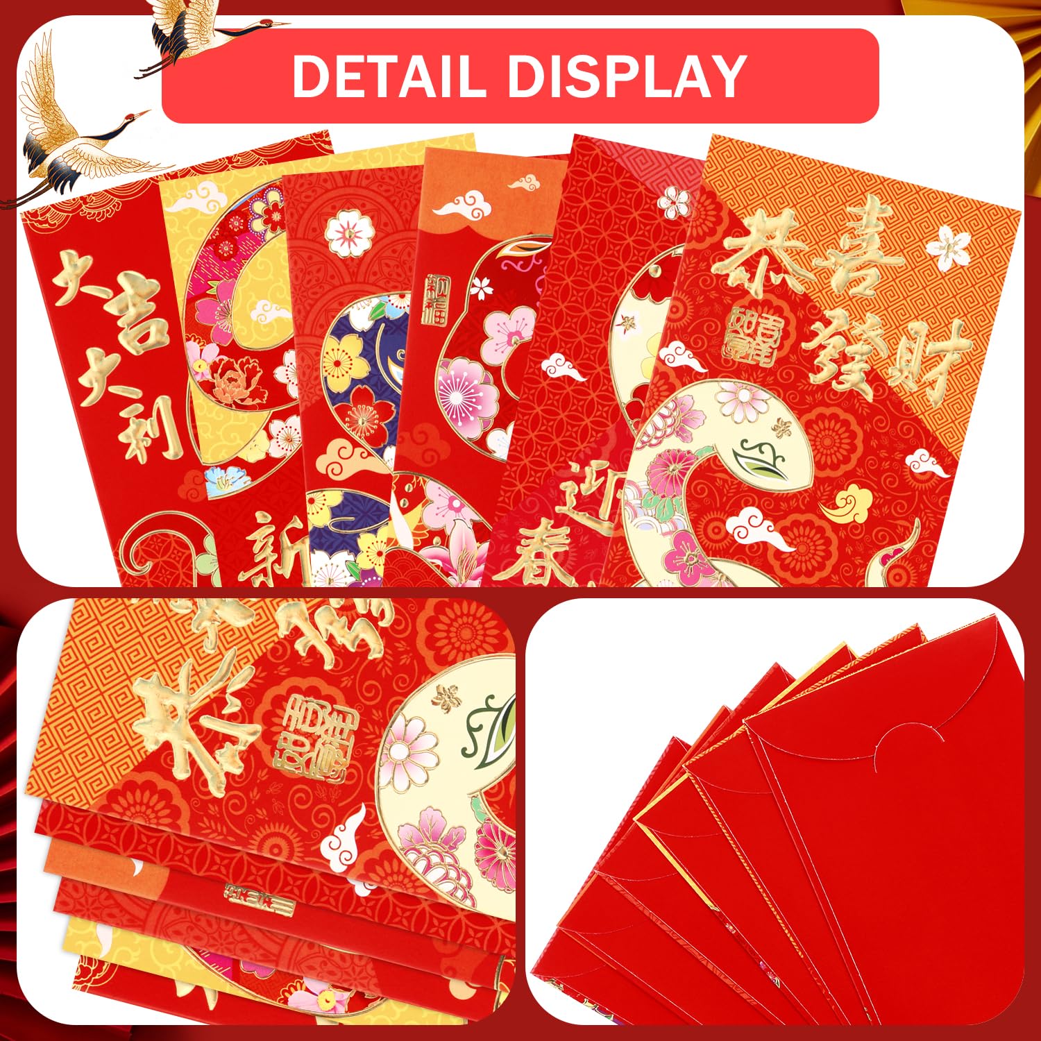 Snapklik.com : Chinese New Year Red Envelopes 2025, Lunar New Year Of ...