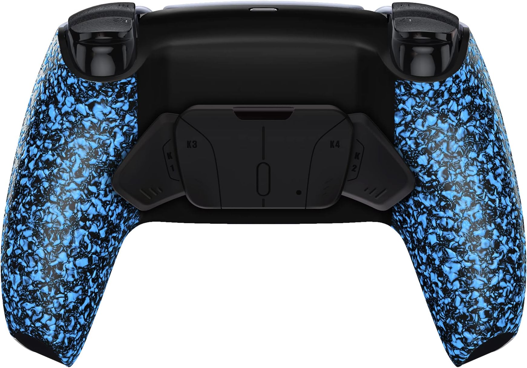 eXtremeRate Textured Red Back Paddles Programable RISE Remap Kit for ...