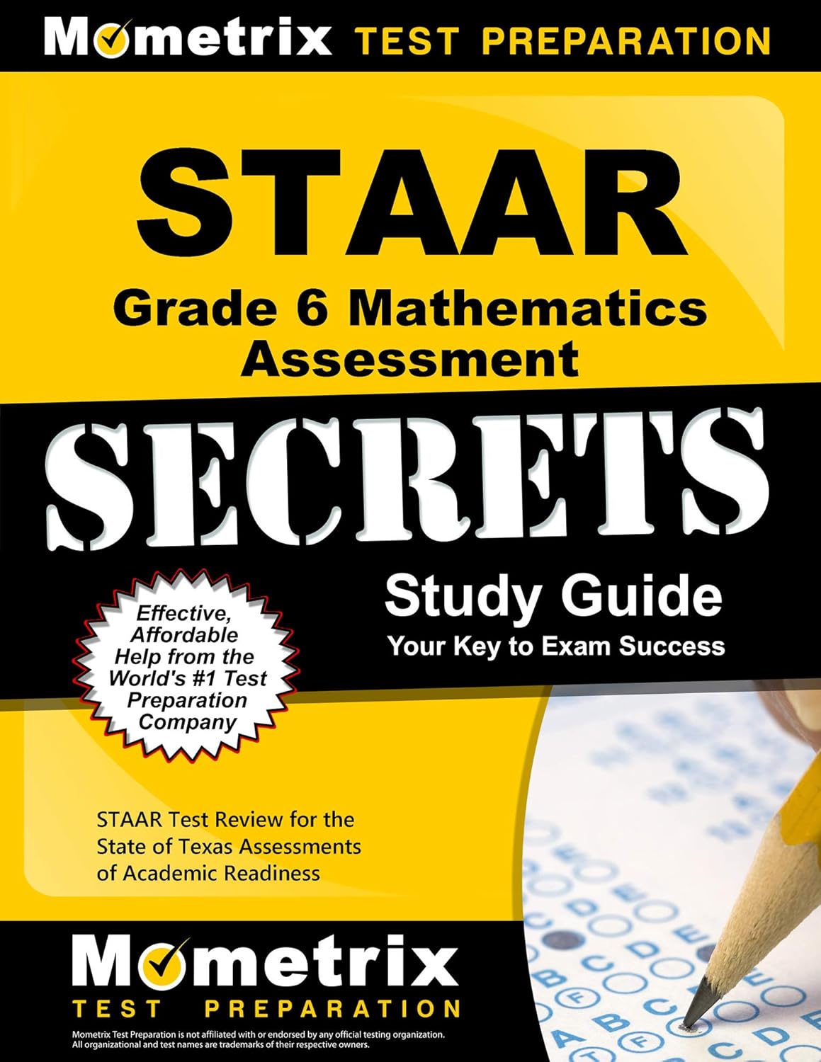 STAAR Grade 6 Mathematics Assessment Secrets Study Guide: STAAR Test ...