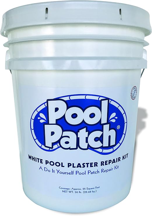 Amazon.com : Pool Patch 50 lb. White Pool Plaster Repair Kit : Patio ...