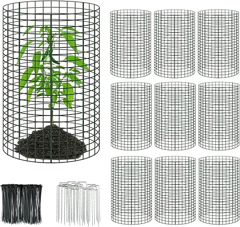 Amazon.com : 10 Packs 24"x 12" Large Wire Plant Protectors Wire Plant ...