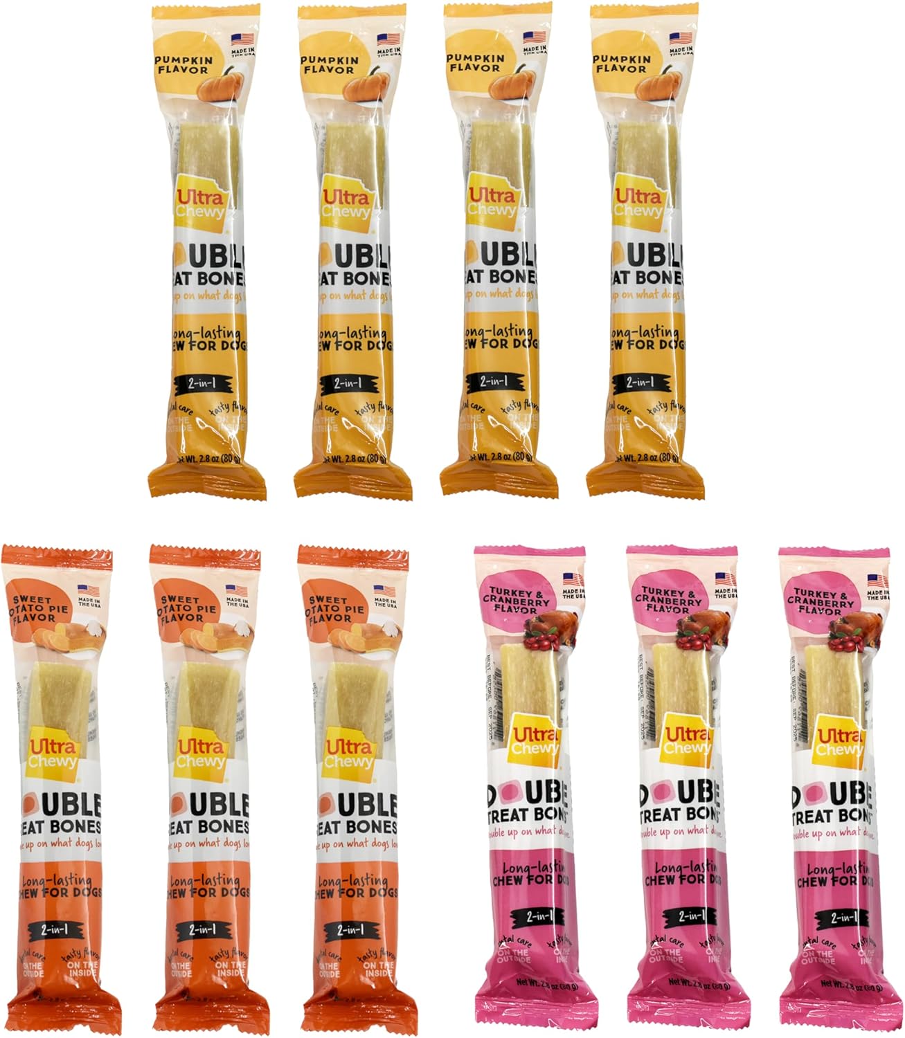 Amazon.com : Ultra Chewy Gourmet Flavors: Long-Lasting Chews Made in ...