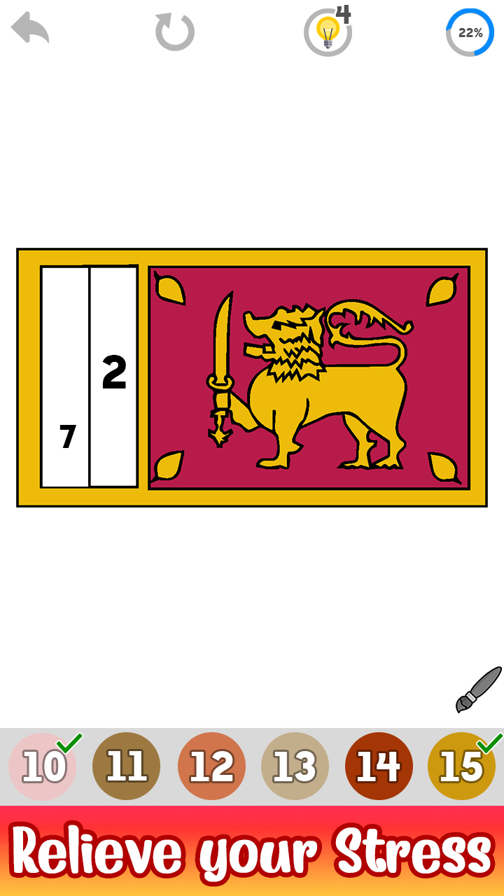 Flags Color by Number - Nations Paint + Glitter + Crayon + Oil Paint ...