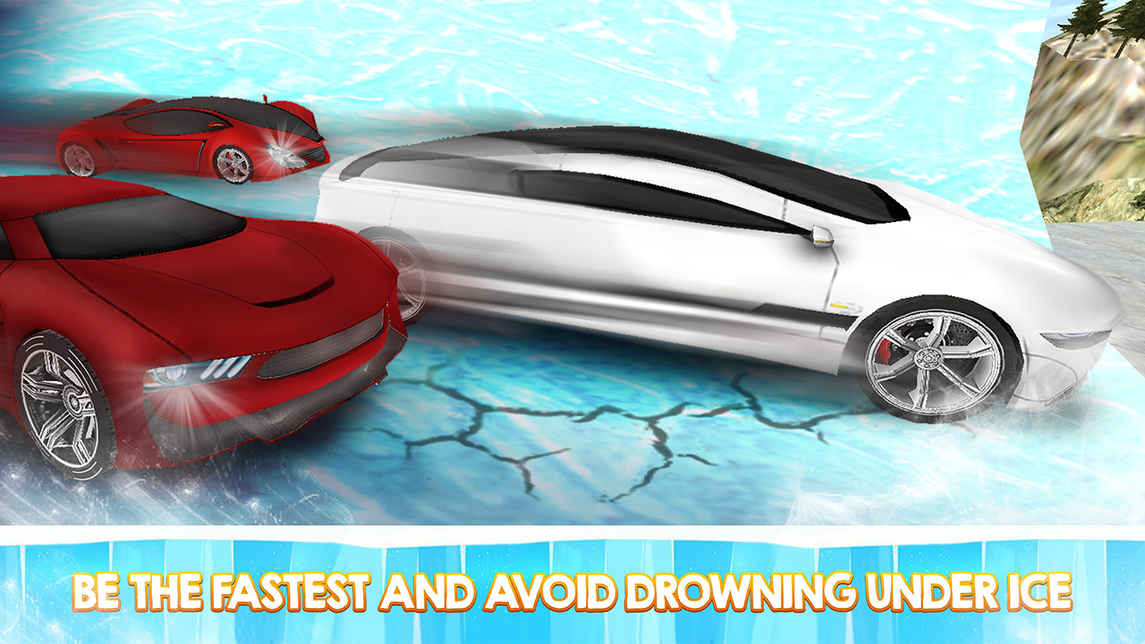 Frozen Racing Car Water Slide 3D: Car stunt Race Driver | Extreme ...