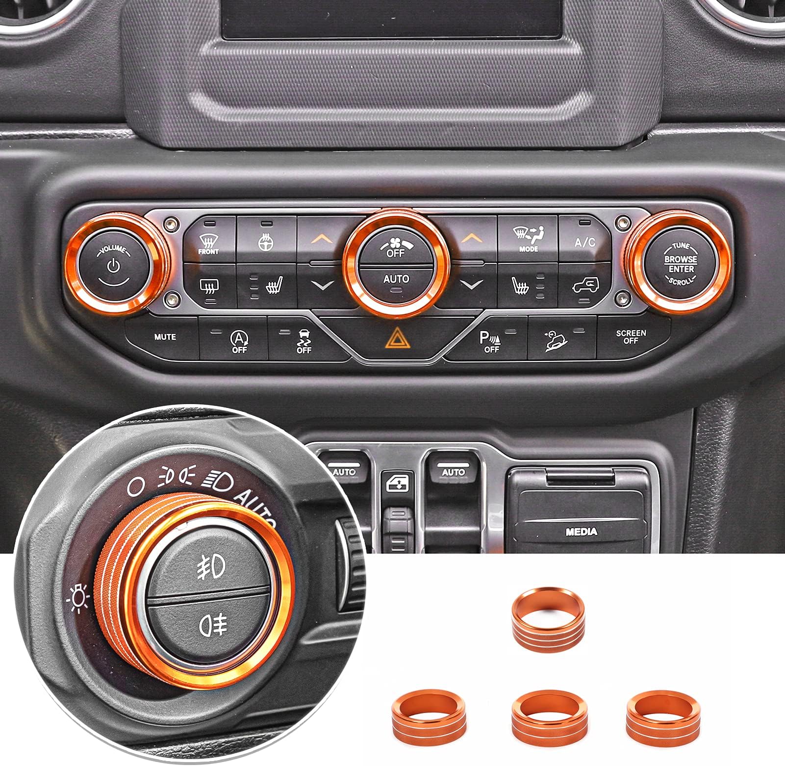 Amazon.com: UZZH 3PCS AC Air Conditioner Switch Button Knob Cover, Car ...