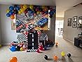 Amazon.com: YNOU 121 Pcs Racing Car Balloons Arch Garland Kit ...