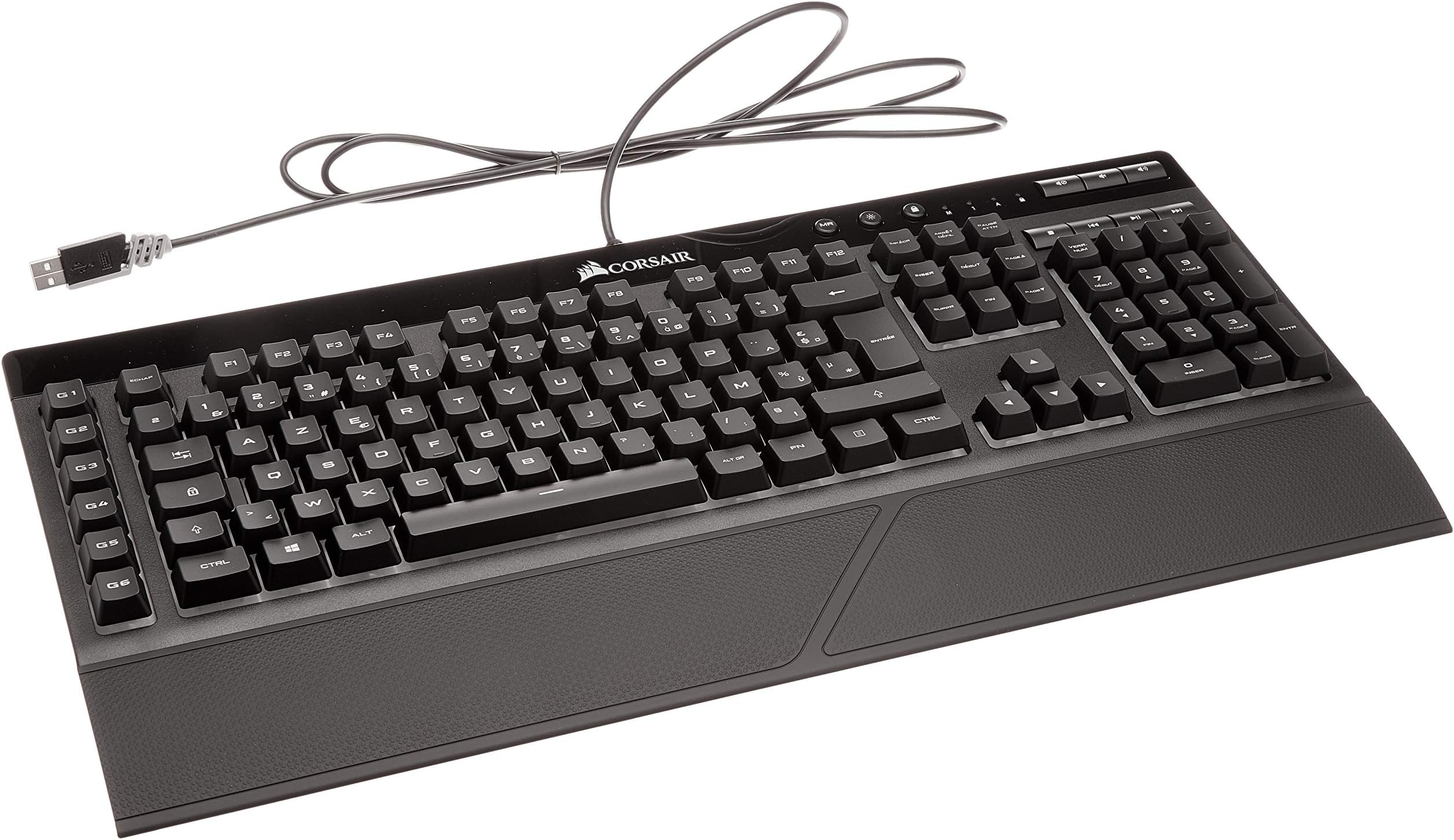 Corsair K55 RGB Gaming Keyboard PC/Mac, Keyboard (French Layout ...