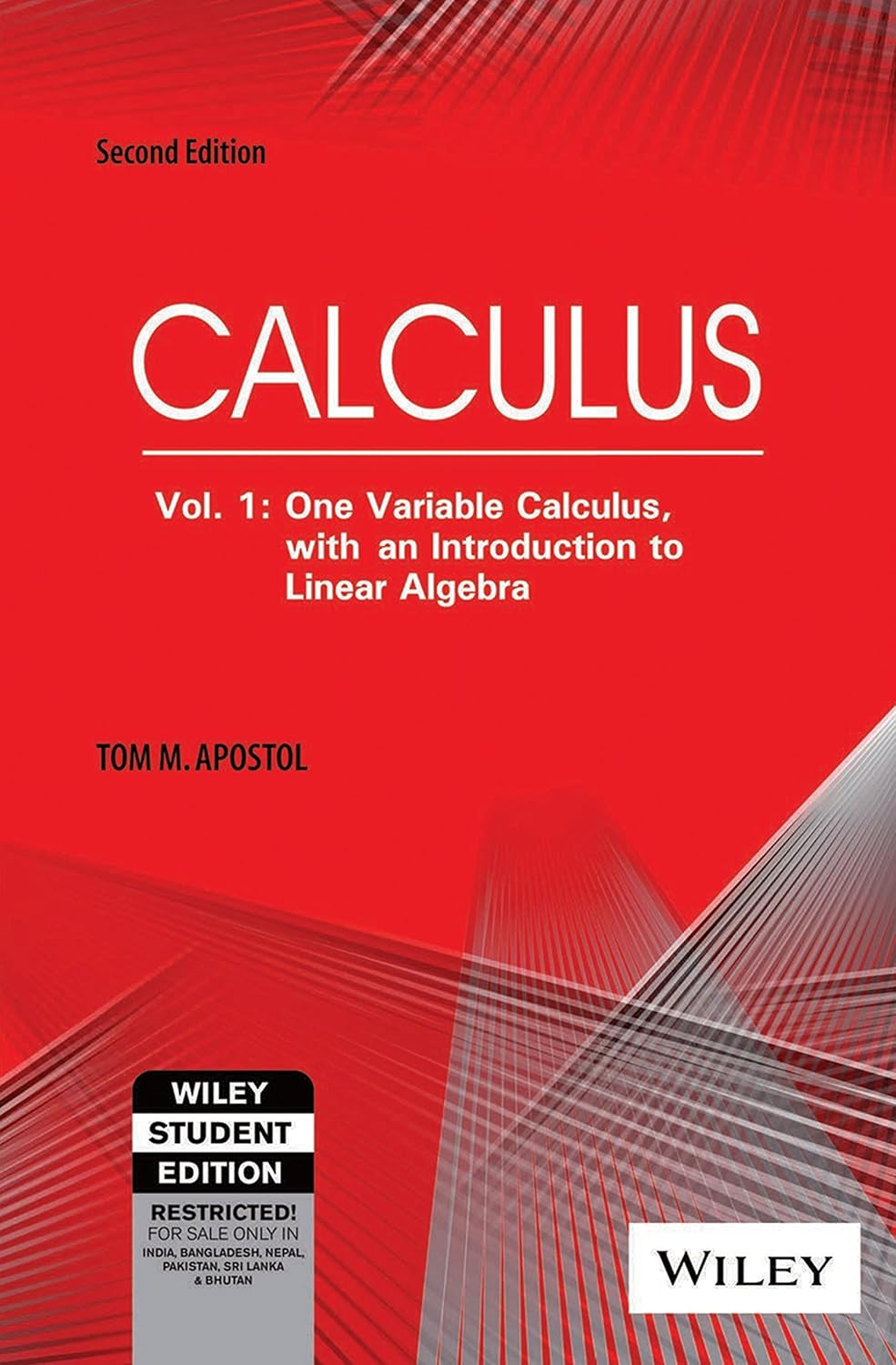 Calculus - Vol. 1-International Edition: Tom M. Apostol: Amazon.com: Books