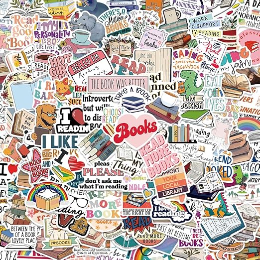 Amazon.com: 150PCS Book Reader Stickers for Kindle, Ebook Bookish ...