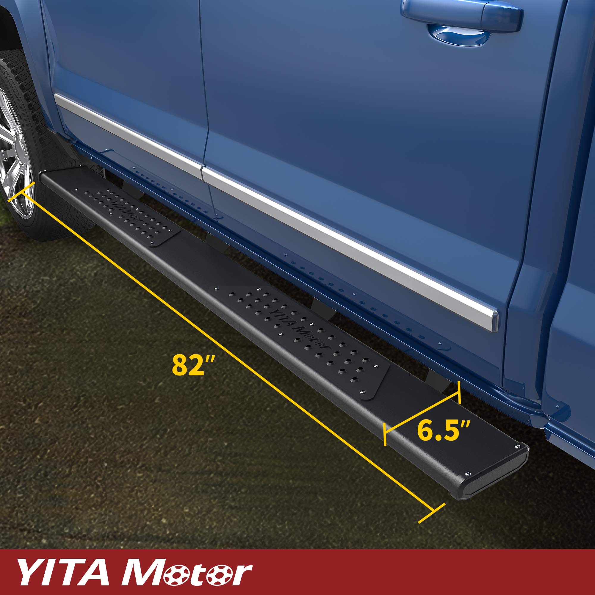 YITAMOTOR 6.5 Inches Running Boards Compatible with 2007-2018 Silverado ...