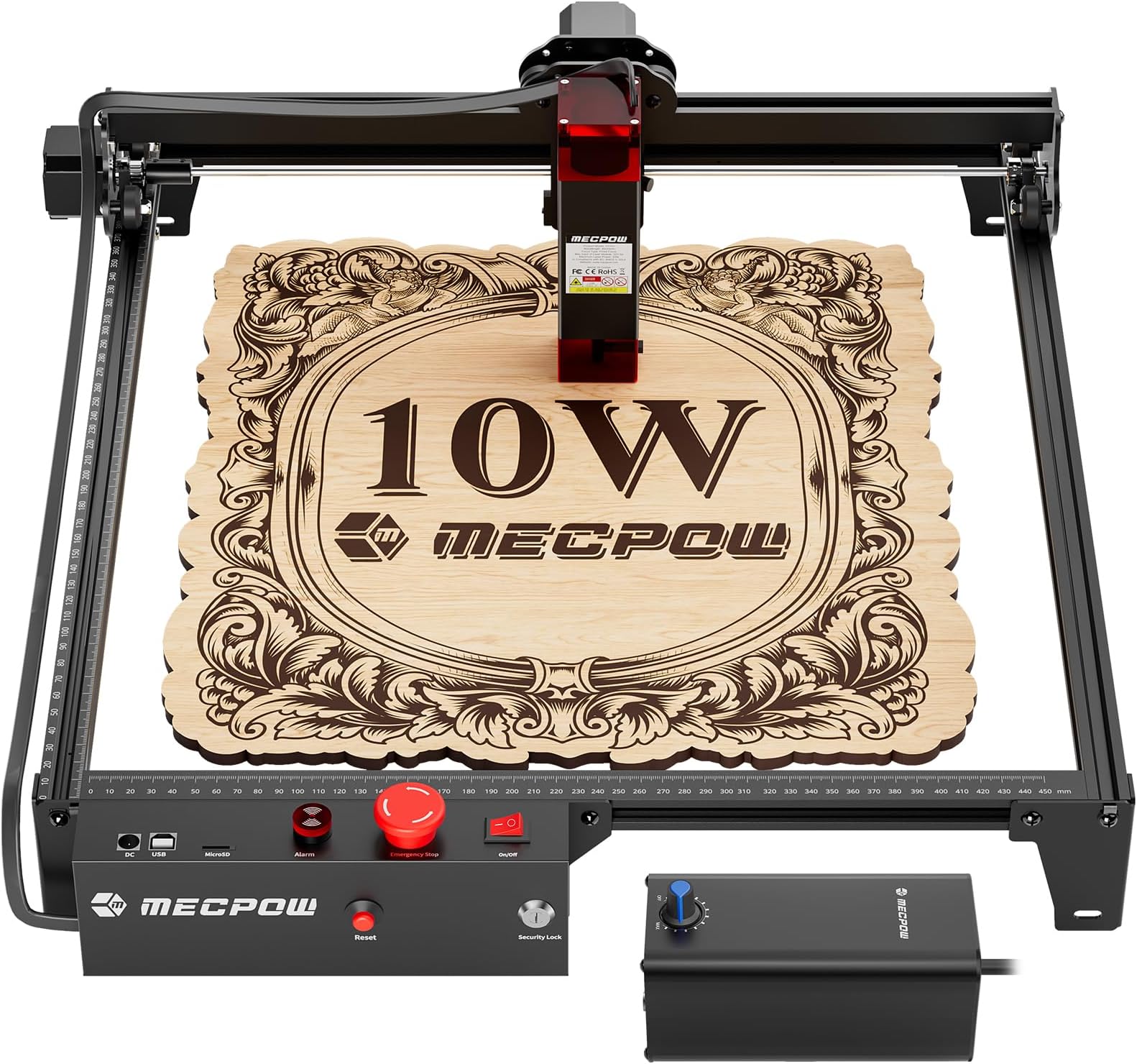 ATEZR P20 Plus Graveur Laser 120W, avec Pompe à Air, 20W CNC Gravure ...