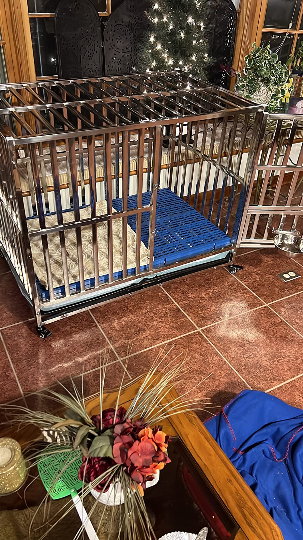 $42/mo - Finance 42 inch Heavy Duty Indestructible Dog Crate for Large ...