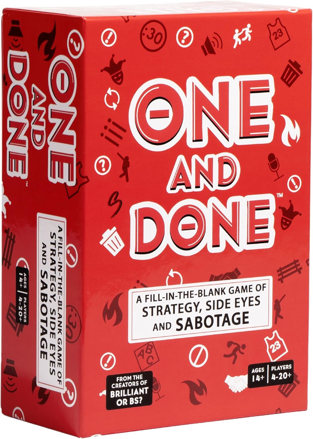 Amazon.com: One and Done - A Fast-Paced Word Guessing Party Game for ...