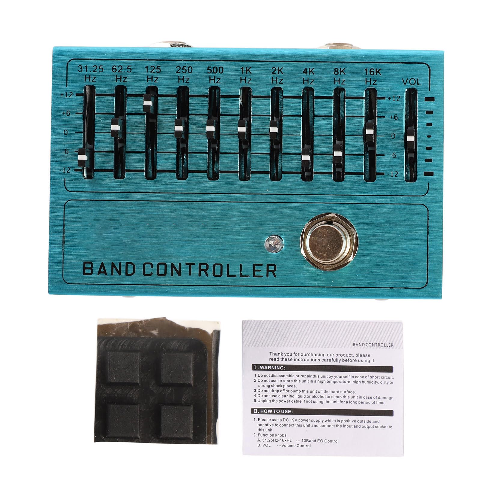 Snapklik.com : EQ Pedal 10 Band Equalizer Independent Output Volume ...