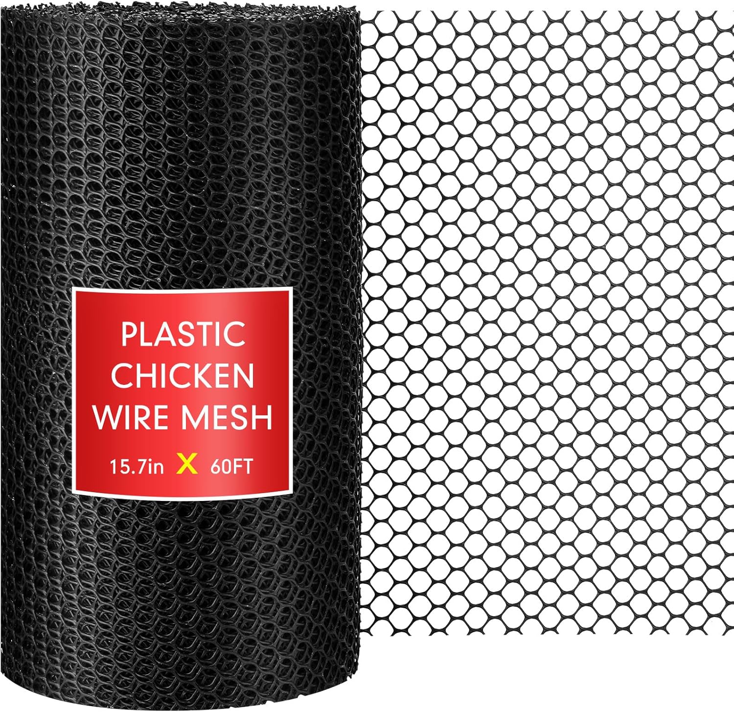 Amazon.com : Thyle Plastic Chicken Wire Mesh 15.7 in x 60 ft Plastic ...