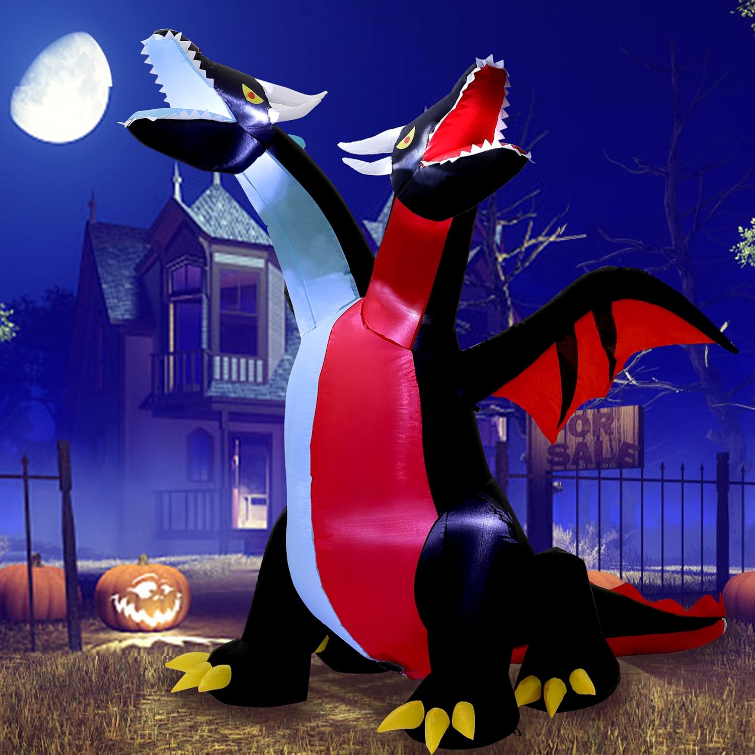 Amazon.com: SUNGIFT Halloween Inflatables Outdoor Decorations, Giant ...