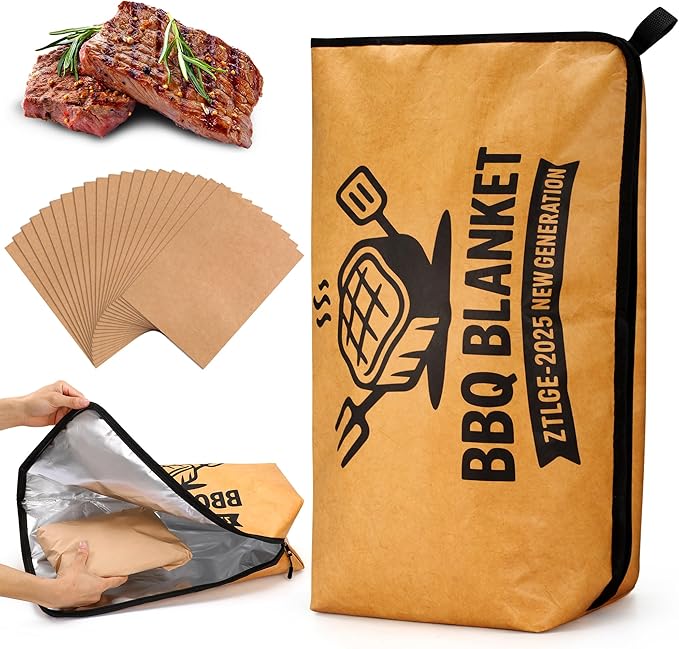 Amazon.com: BBQ Blanket for Resting Meat - 21" Reusable Leakproof 5 ...