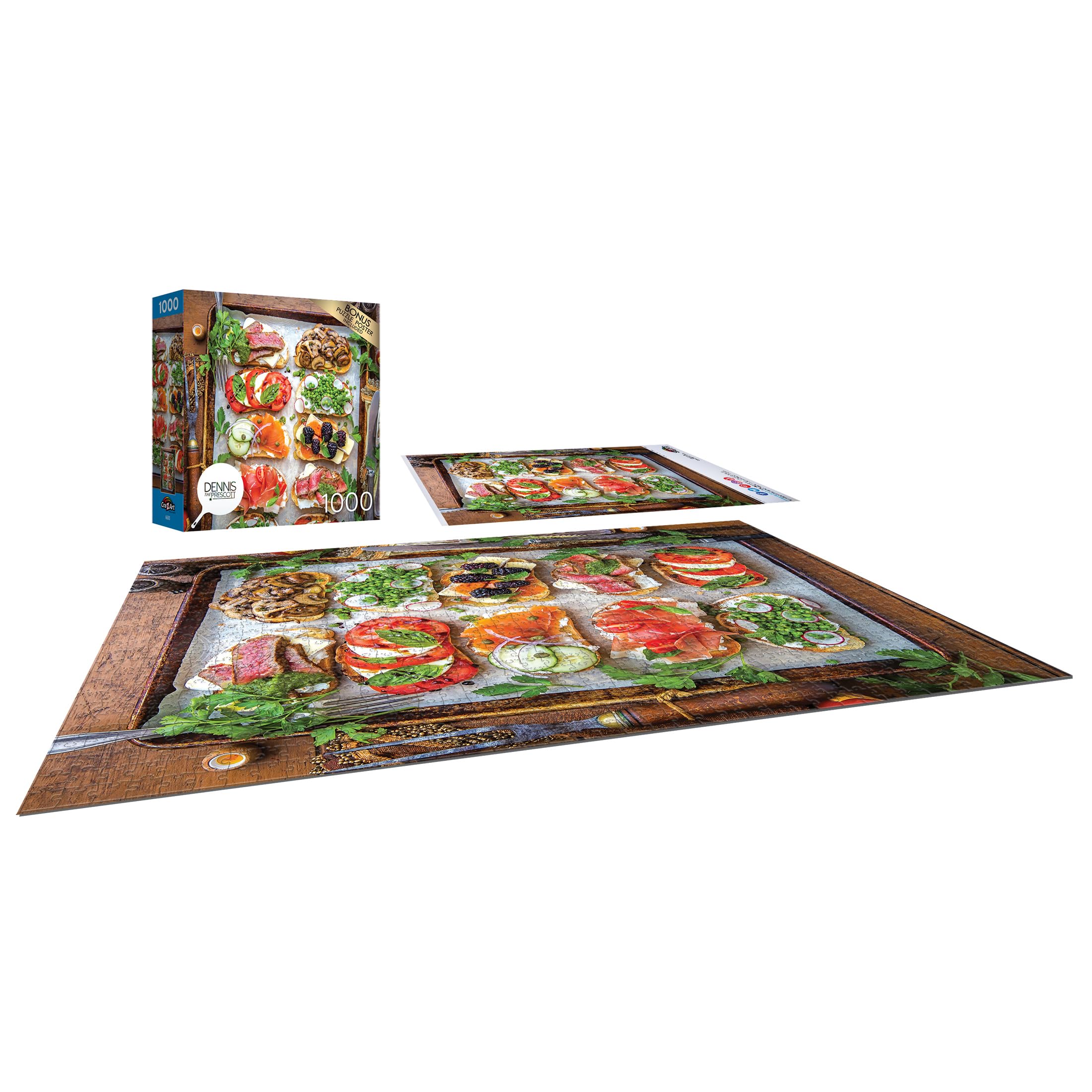Snapklik.com : Dennis Prescott - Toast Love - 1000 Piece Jigsaw Puzzle ...