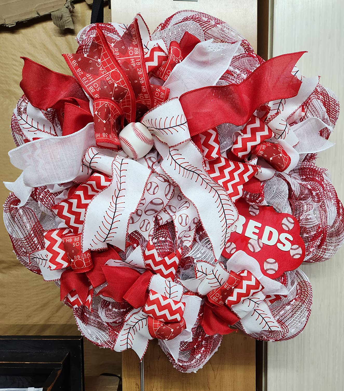 Amazon.com: Whaline 20 Yard x 2.5 in Grosgrain Baseball Wired Edge ...