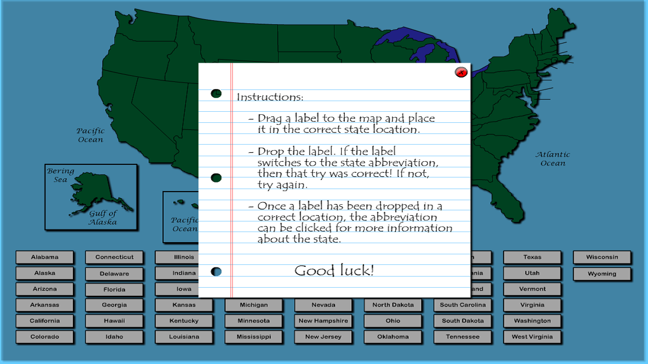 US Map for Kids (Drag and Drop) - App on Amazon Appstore