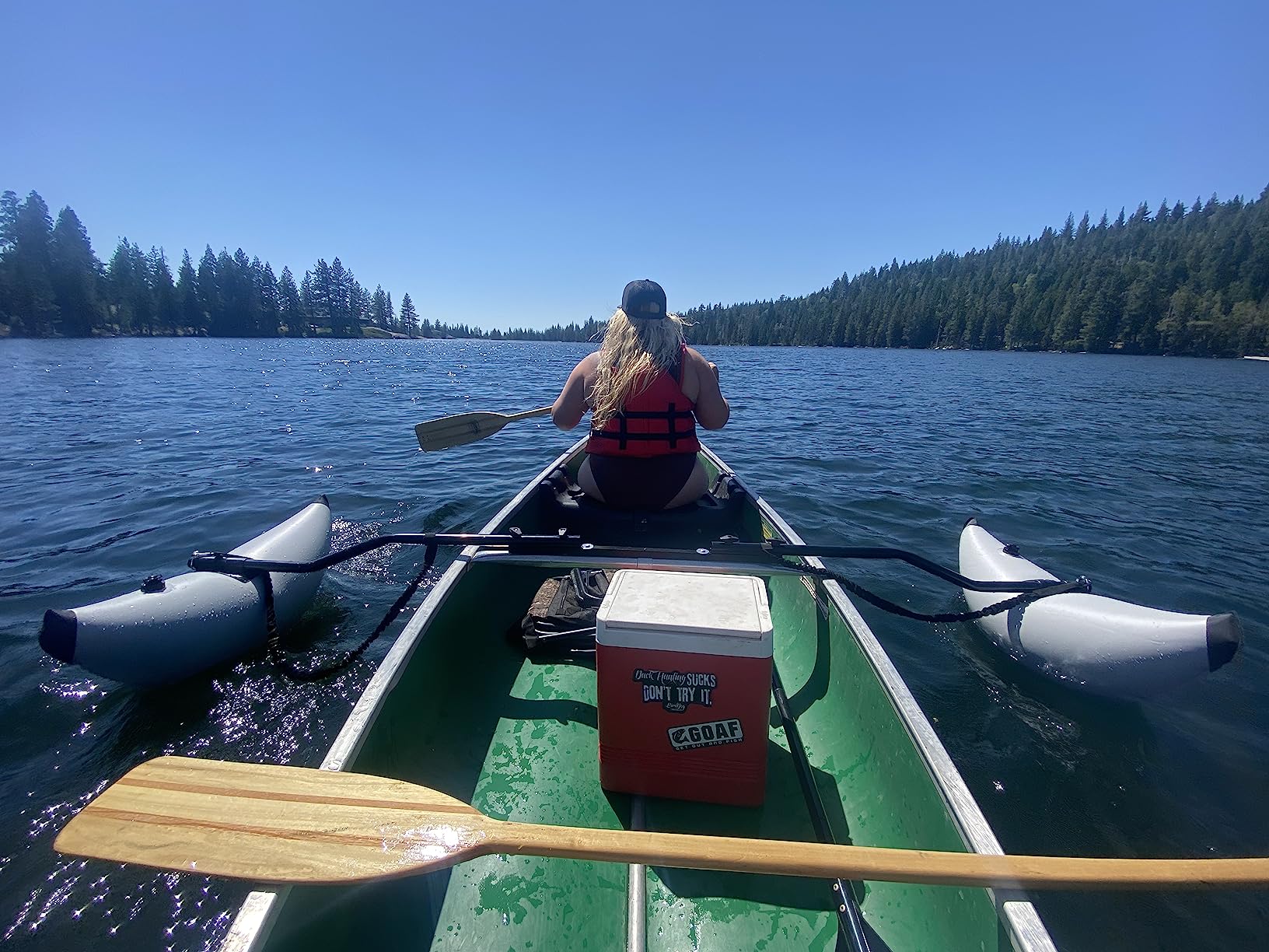 $10/mo - Finance VEVOR Kayak Stabilizers, 2 PCS, PVC Inflatable Kayak ...