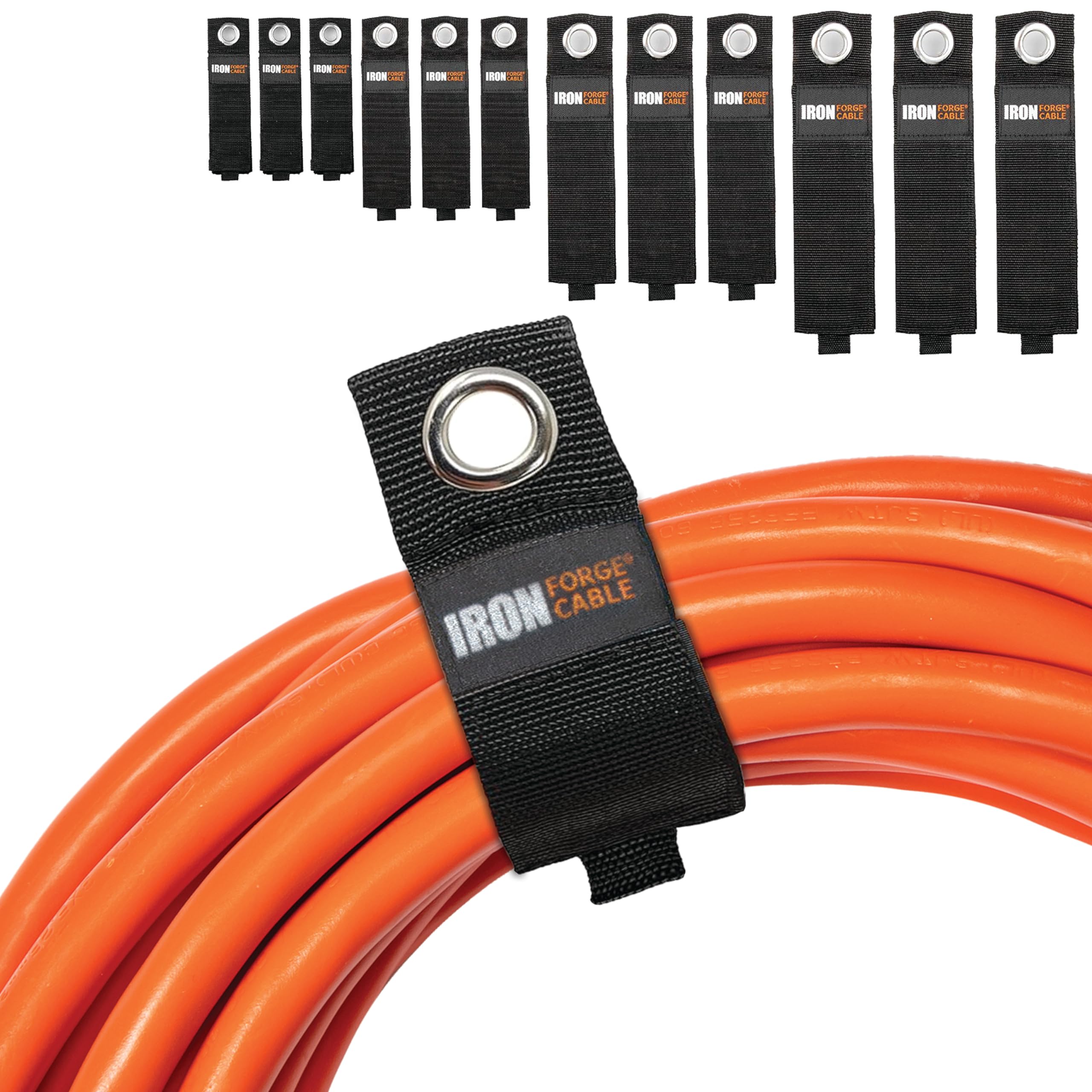 Amazon.com: Iron Forge Cable Extension Cord Wrap Organizer, 12 Piece ...