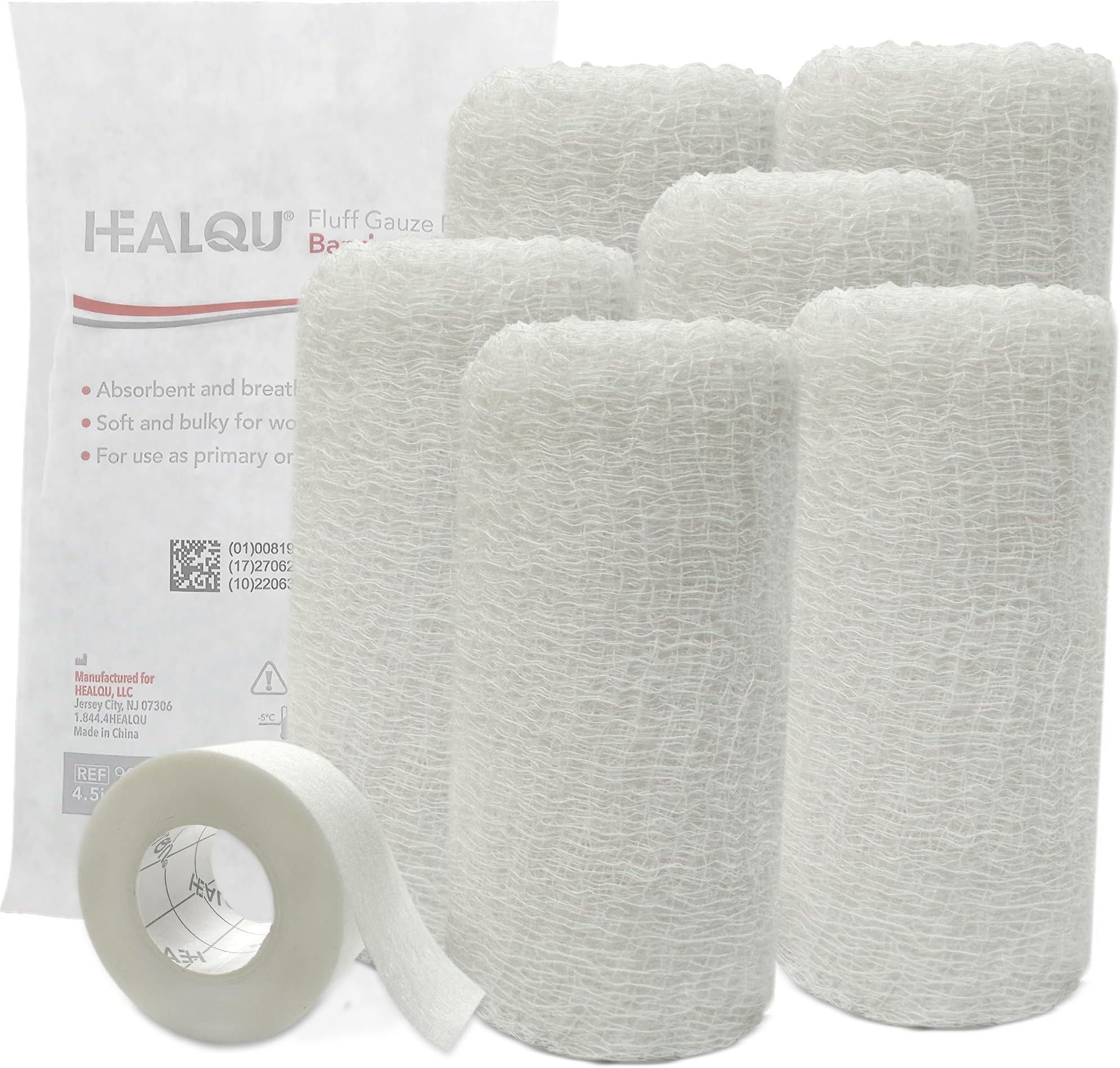 Amazon.com: Kerlix Gauze Bandage Rolls - 4 1/2 in x 4.1 Yds, 6 Ply - 6 ...