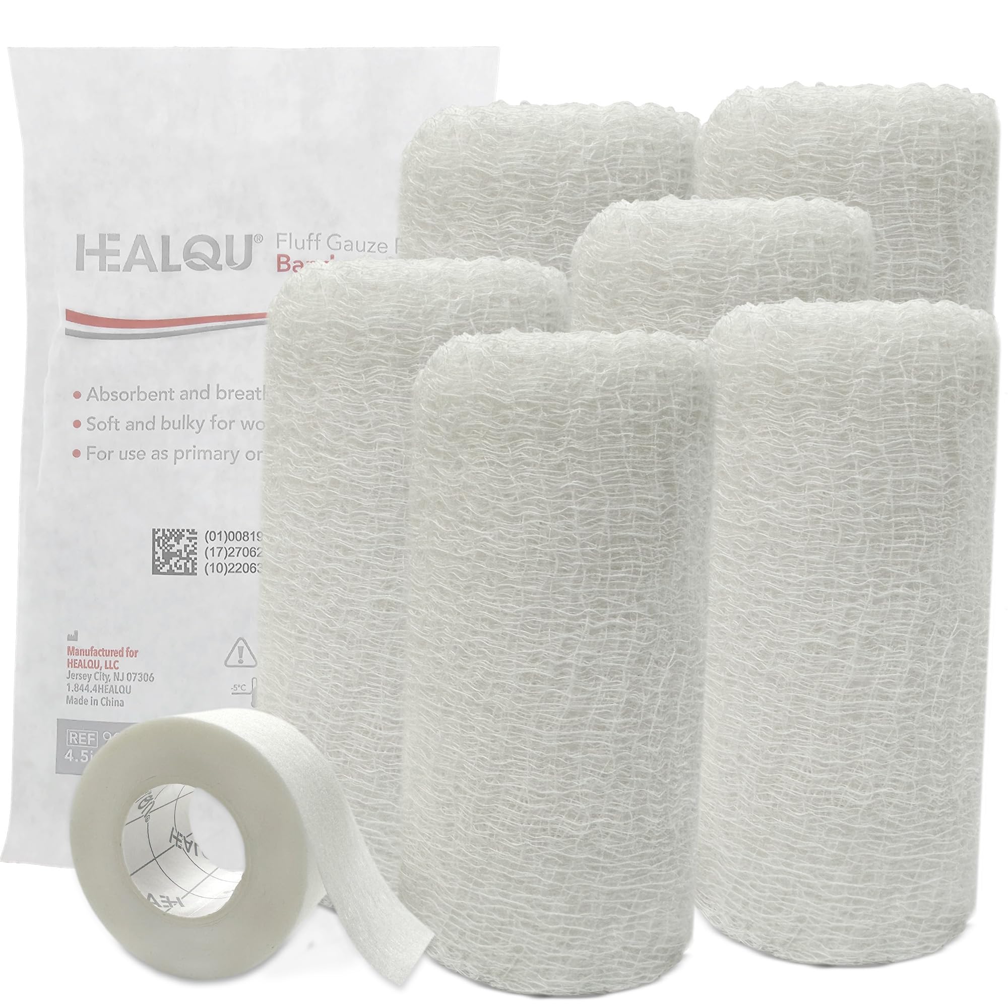 Amazon.com: Kerlix Gauze Bandage Rolls - 4 1/2 in x 4.1 Yds, 6 Ply - 6 ...