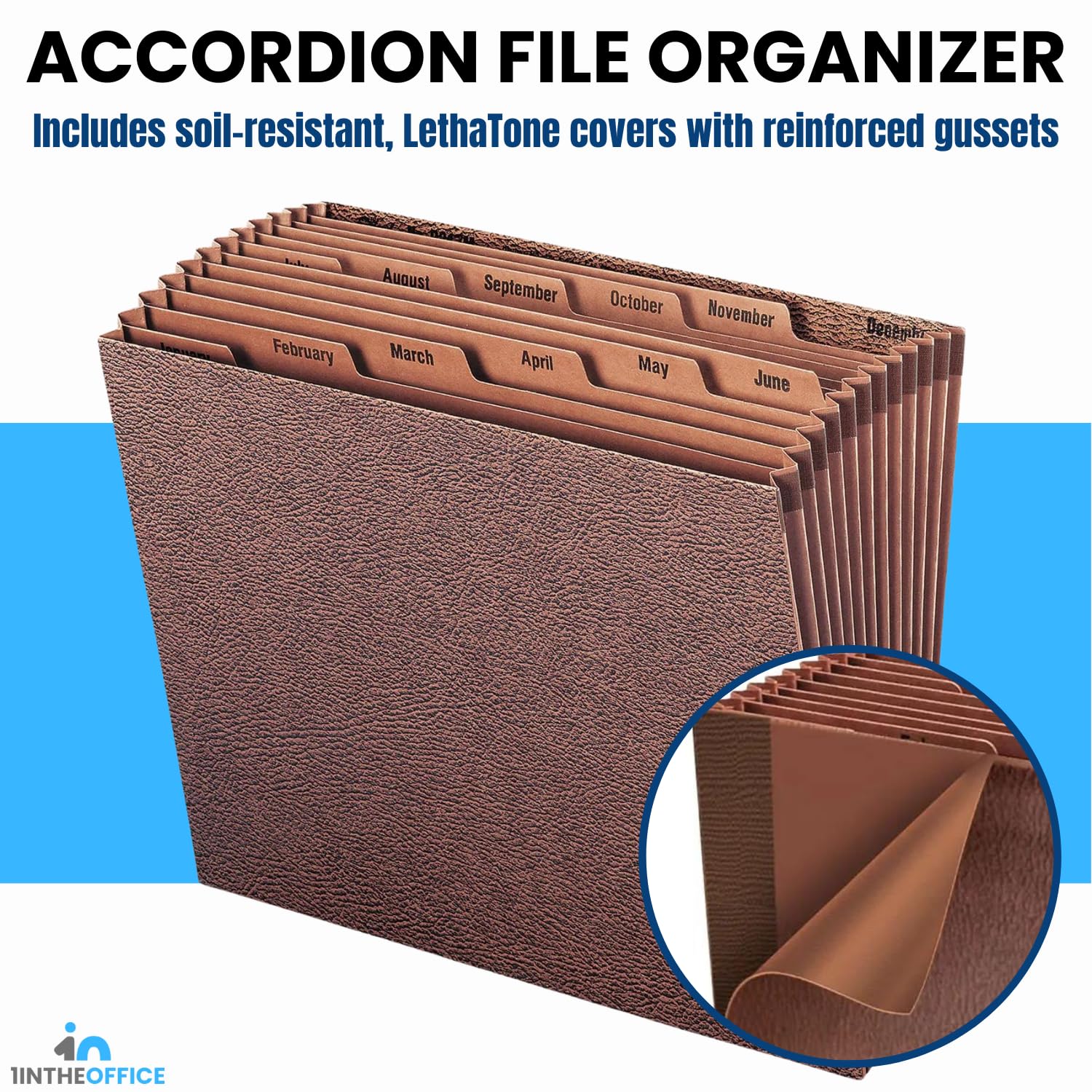 Snapklik.com : Accordion File Organizer, Expanding File Folder, Open ...