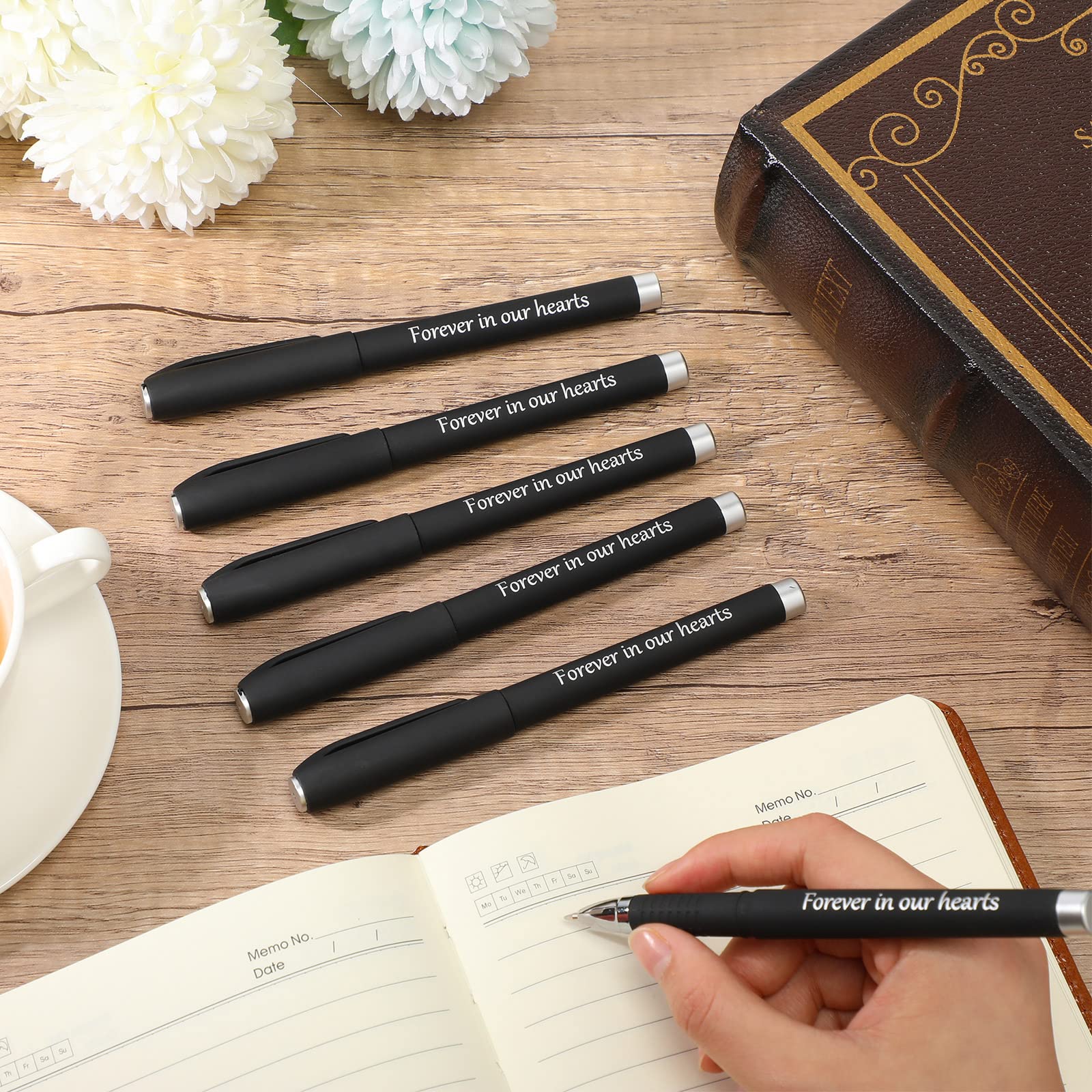 Snapklik.com : Roowest Memorial Ballpoint Pens Funeral Guest Pens ...