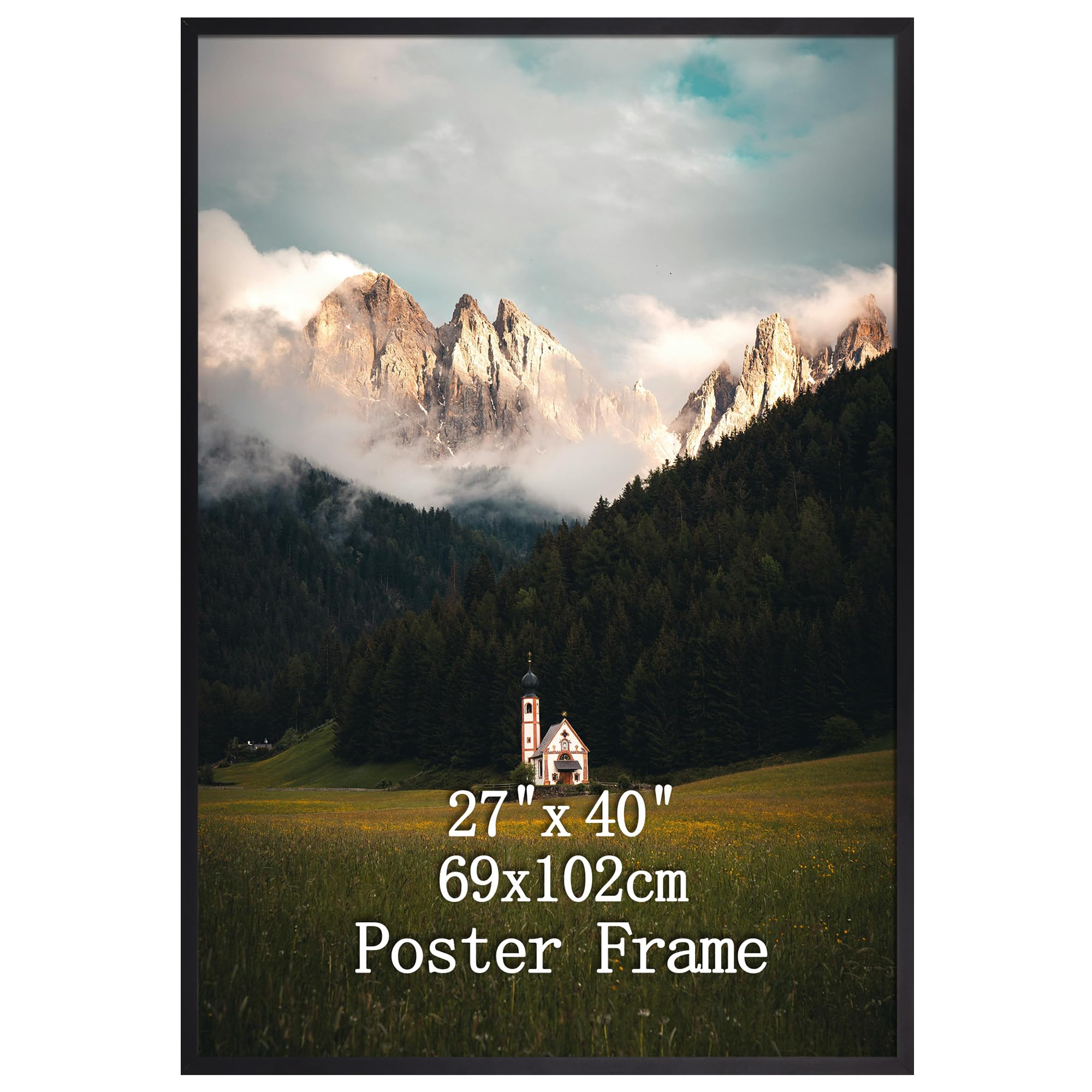 Amazon.com - Giftgarden 27x40 Poster Picture Frame Black, Metal Alloy ...