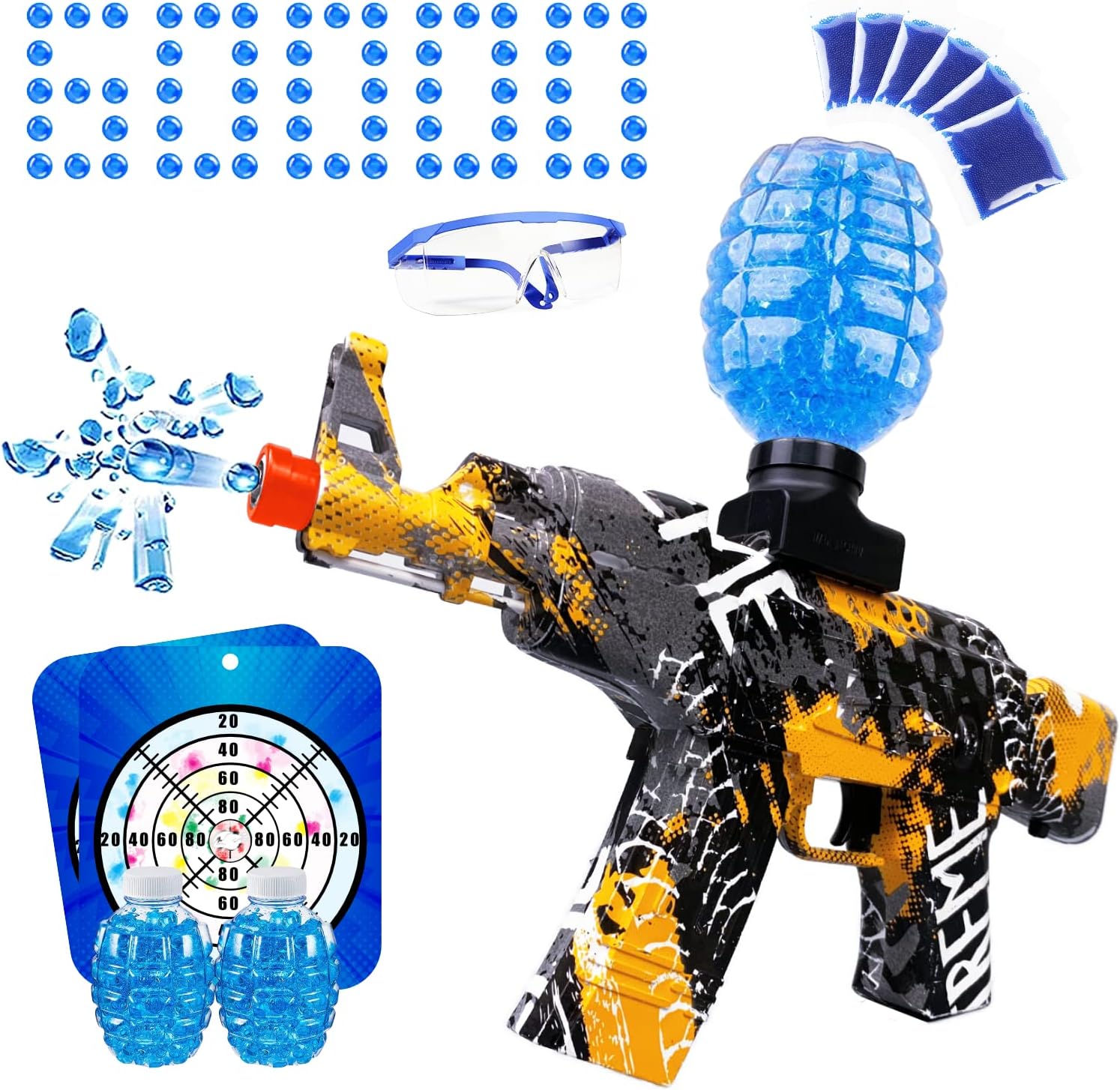 Buy Gel Ball Blaster Splatter Ball Blaster With Goggles 60000 Gel buy-gel-ball-blaster-splatter-ball-blaster-with-goggles-60000-gel