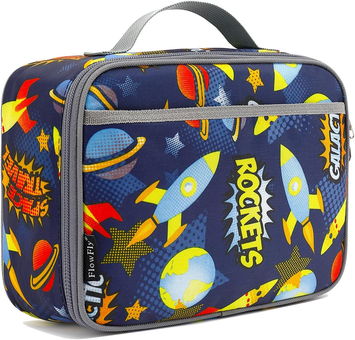 Amazon.com: FlowFly Kids Lunch box Insulated Soft Bag Mini Cooler Back ...