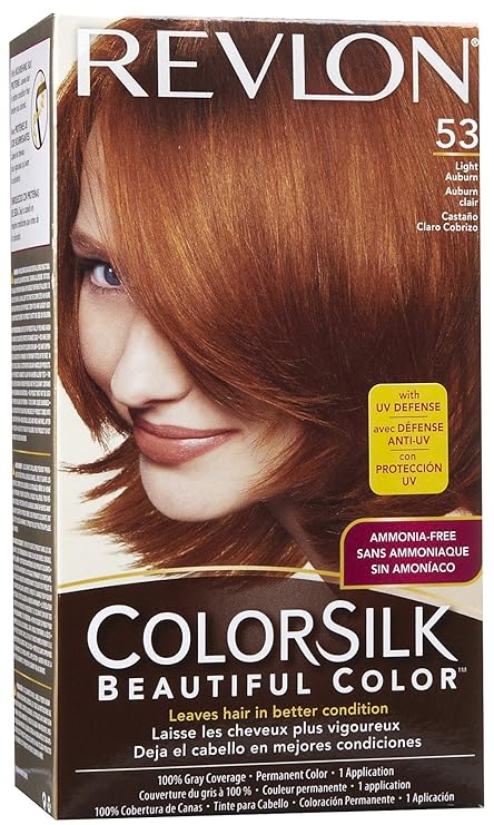 Amazon.com: Colorsilk Permanent Haircolor - Light Auburn (53/5R ...