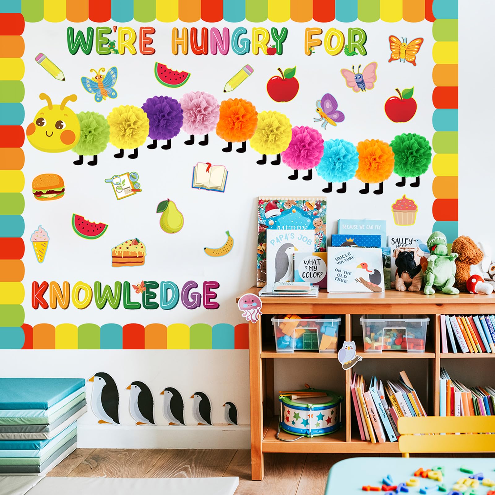 Snapklik.com : Colarr 3D Caterpillar Bulletin Board Decoration Set ...