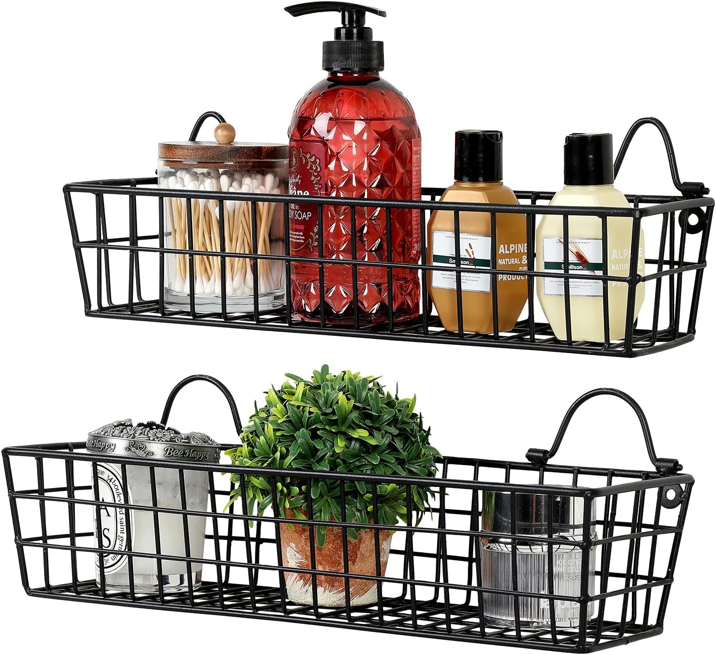 Amazon.com - Wall Mounted Wire Basket Kitchen Storage Pantry Organizer ...