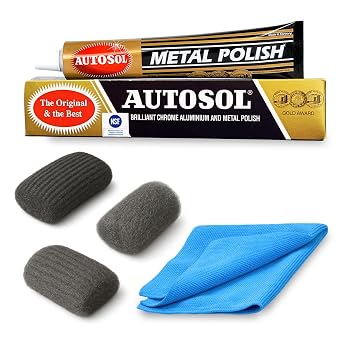 All-Purpose Metal Polish Kit – 3-Grade Steel Wool (0000, 00, 1 ...