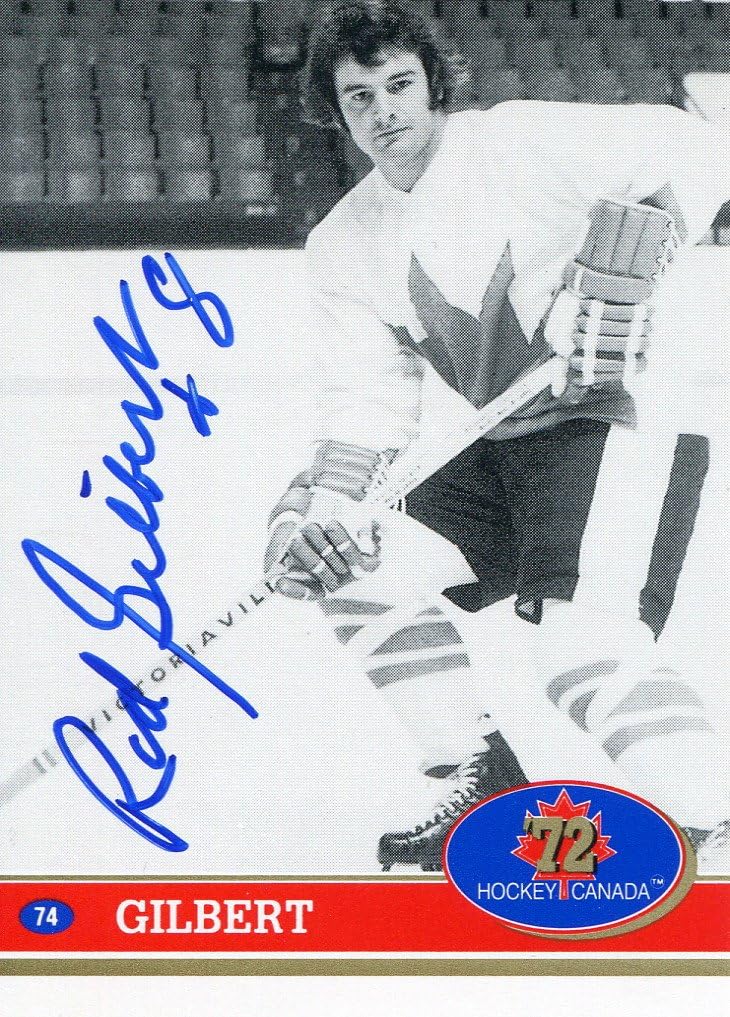Rod Gilbert Signed / Autographed '72 Series Team Canada trading card ...