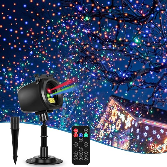 Amazon.com: Halloween Laser Projector Lights Outdoor,Christmas RGB ...