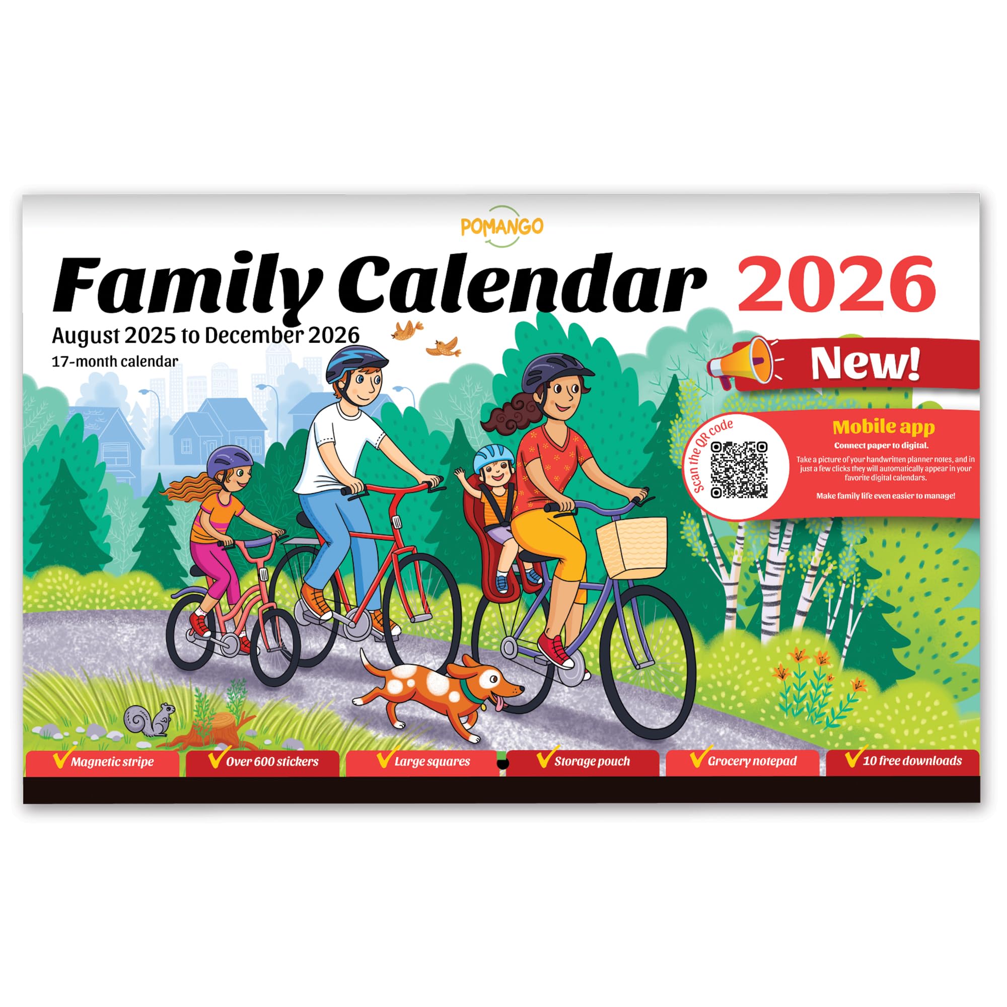 Wall Calendar Calendar 2025-2026 2025 MotherWord Ultimate , 16-Month ...