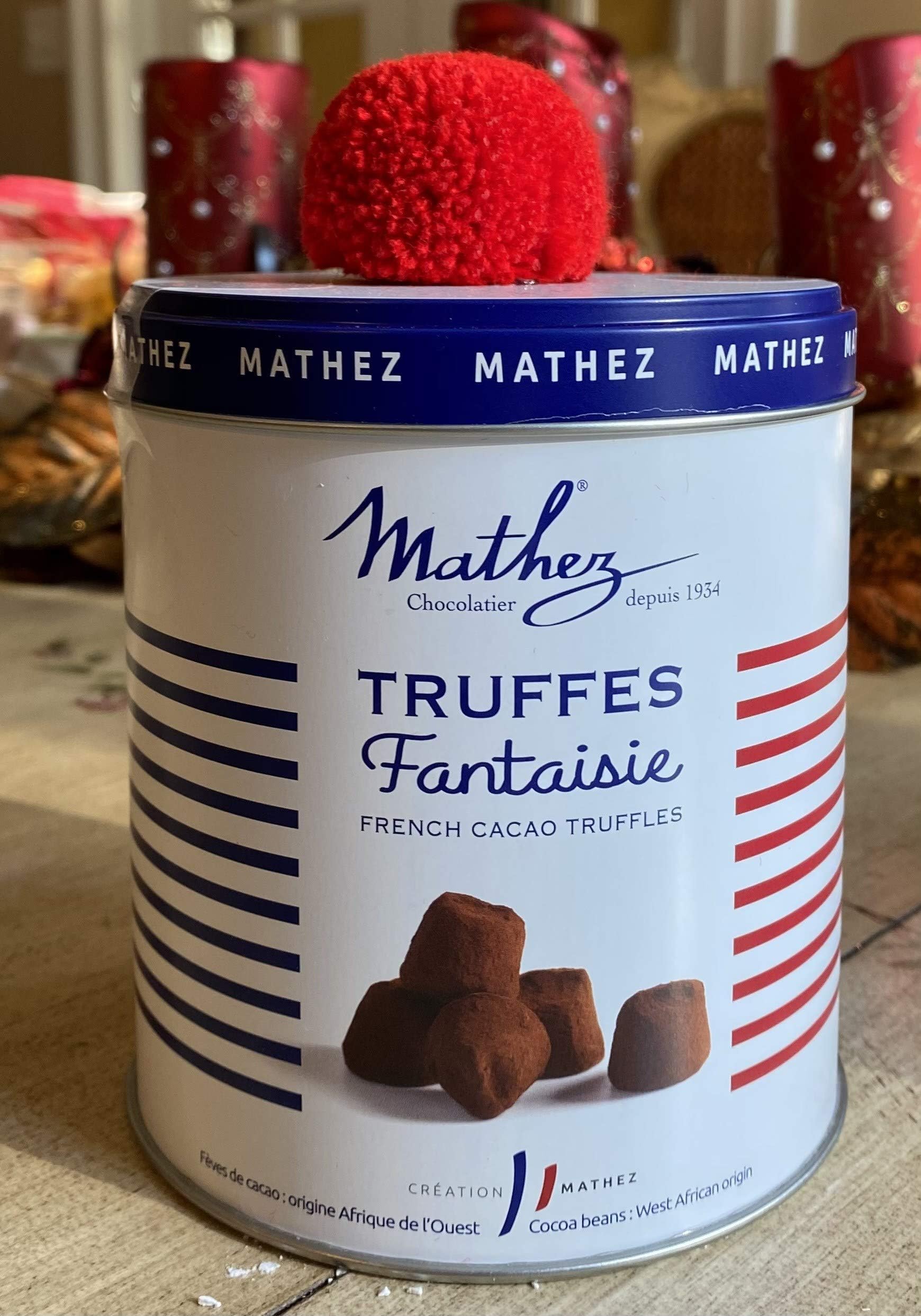 Amazon.com : Mathez French Chocolate Truffles, 8.8oz Box : Grocery ...