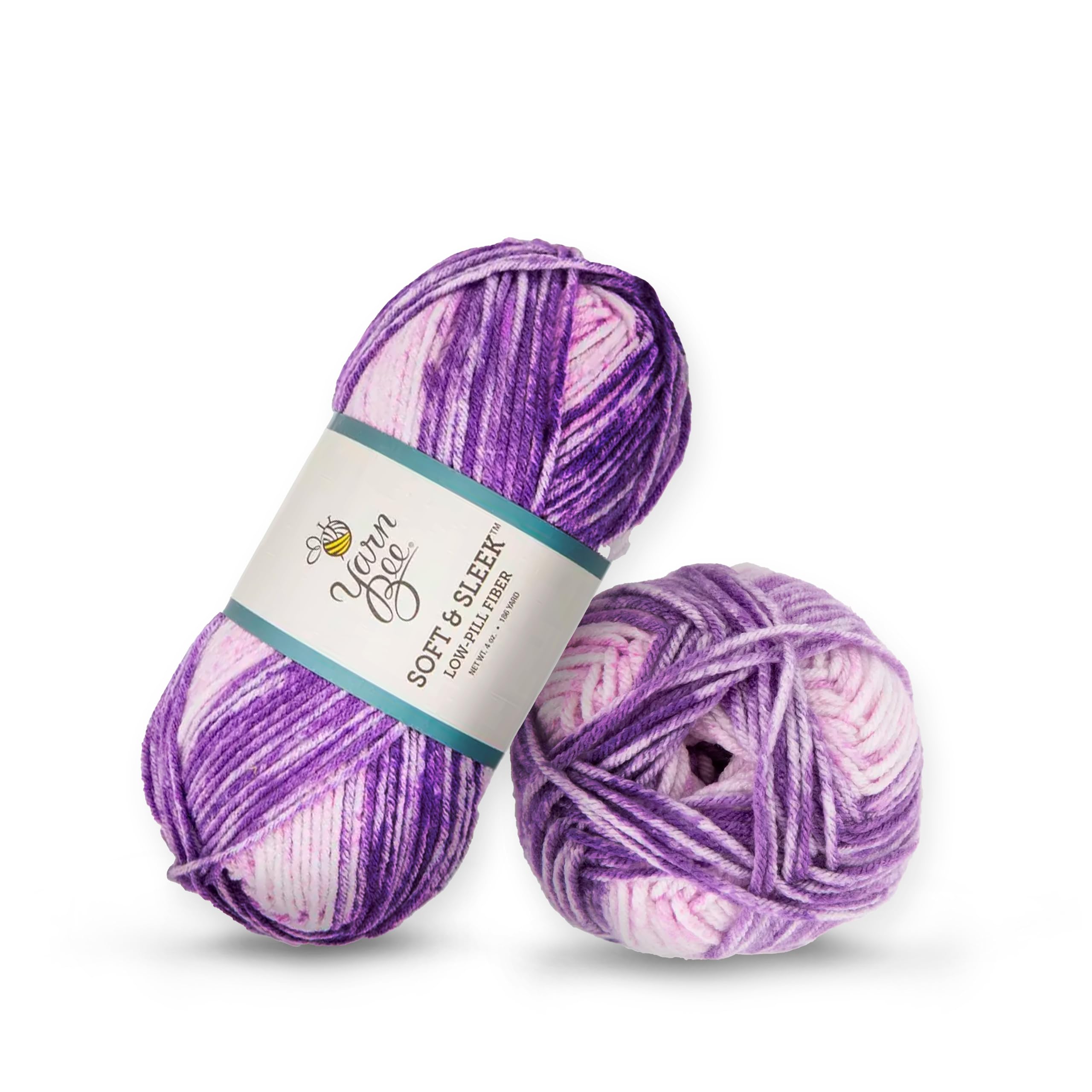 Amazon.com: Yarn Bee 4 - Medium Yarn for Crocheting & Knitting – Soft ...